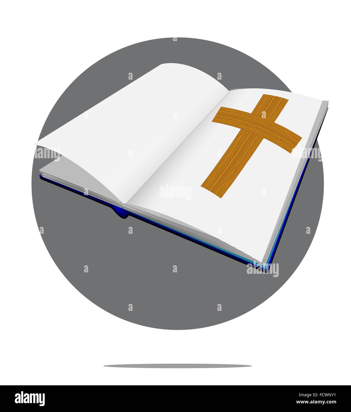 Bible cross in religious Cut Out Stock Images & Pictures - Alamy