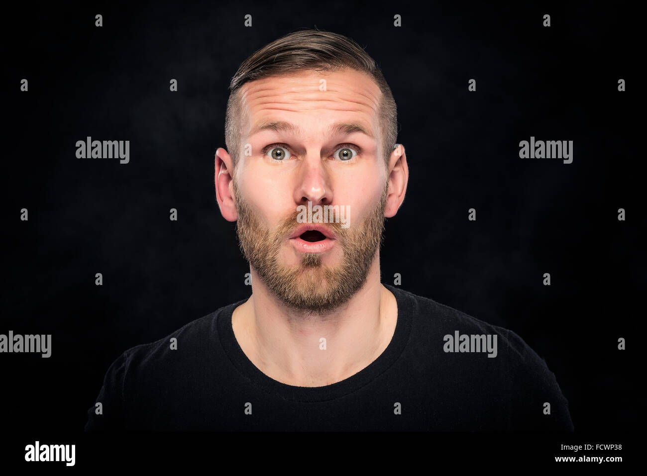 Portraite of funny man Stock Photo - Alamy