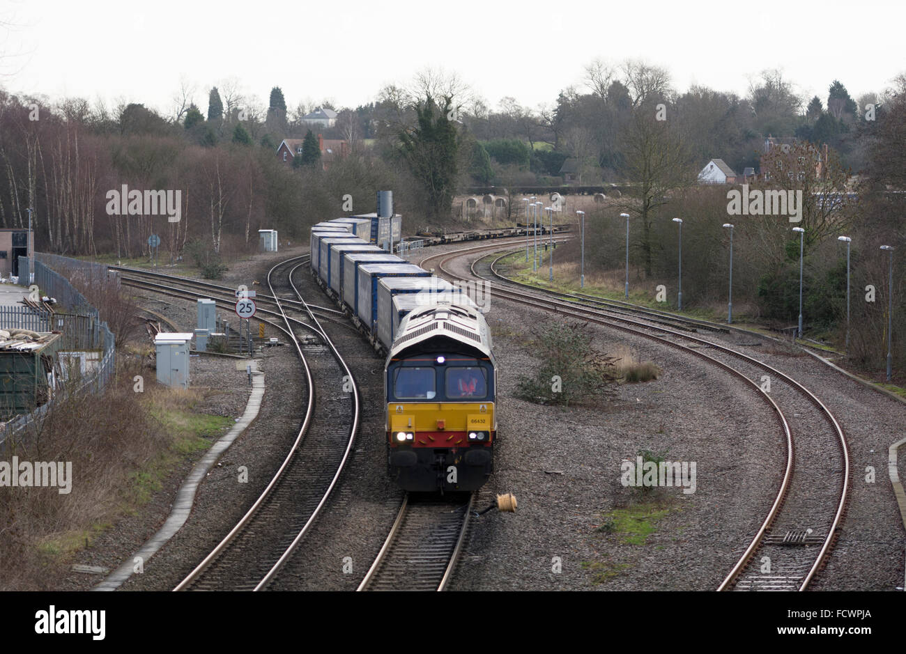 Tesco container train hi-res stock photography and images - Alamy
