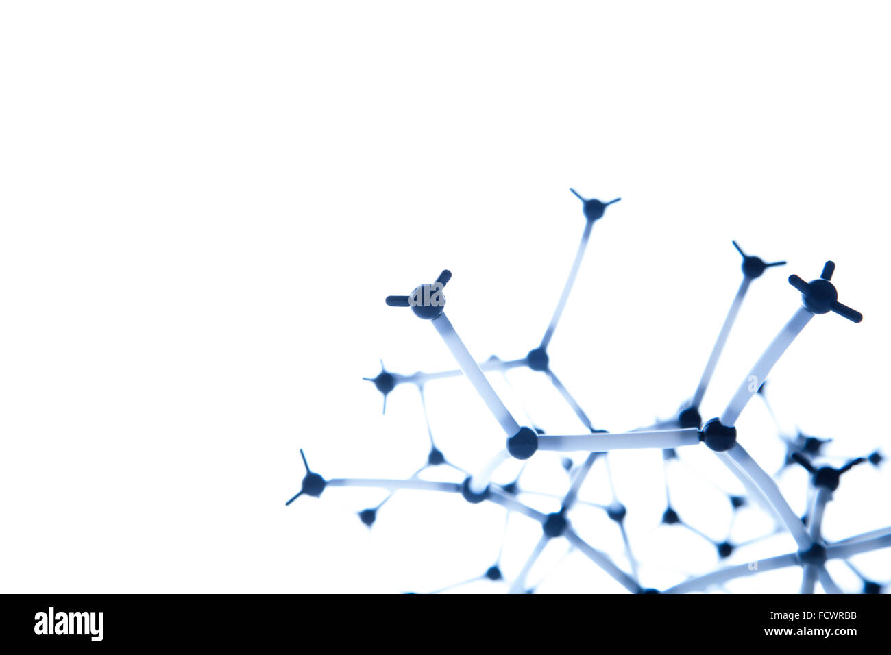 Abstract molecular structure Stock Photo - Alamy