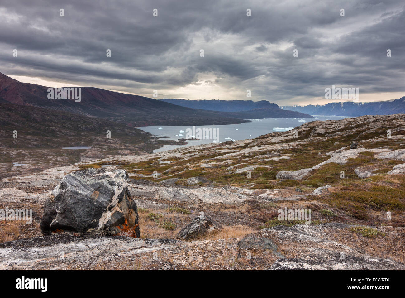 Scoresby Sound, Greenland Stock Photo - Alamy