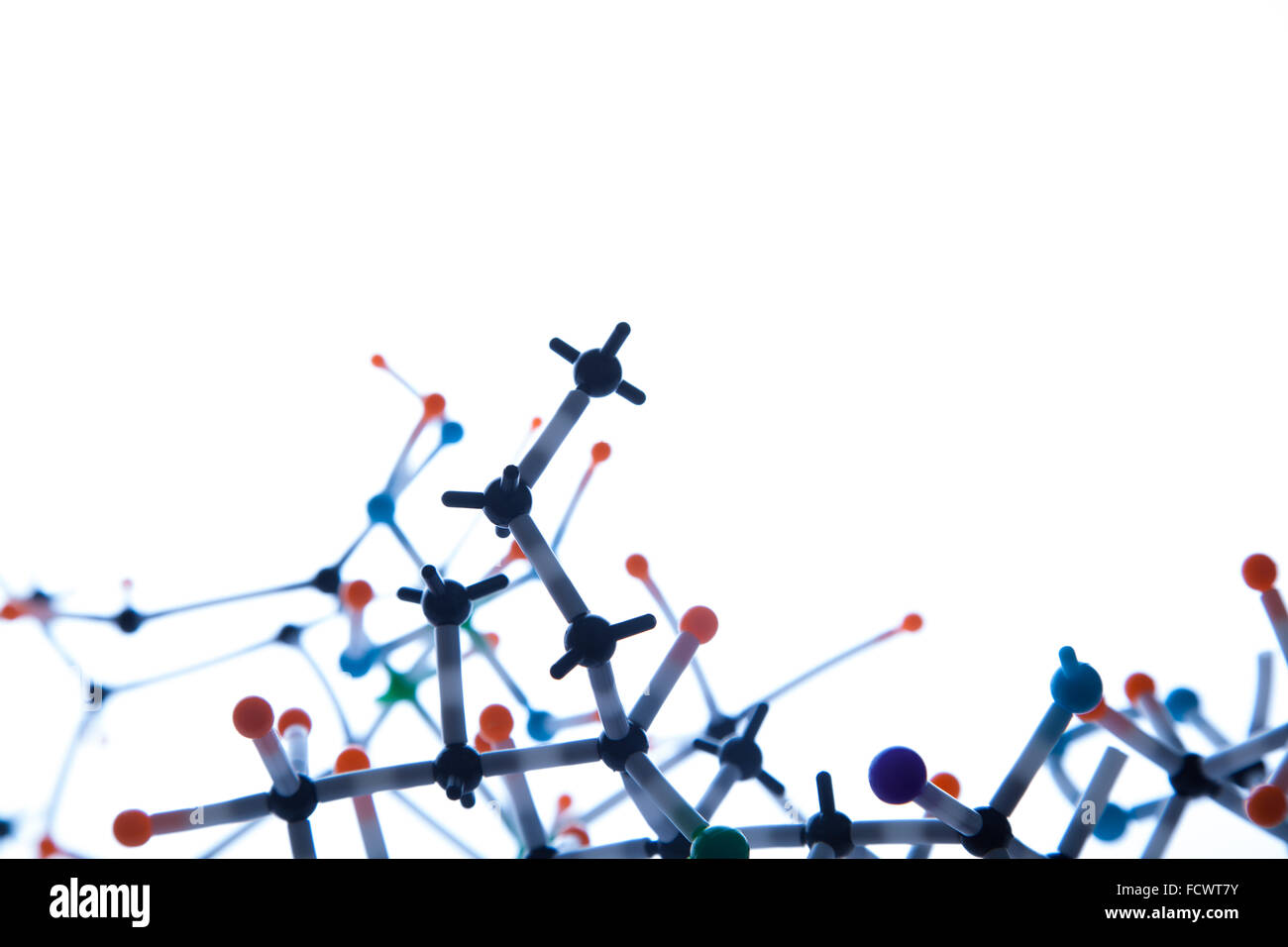 Abstract molecular structure Stock Photo - Alamy