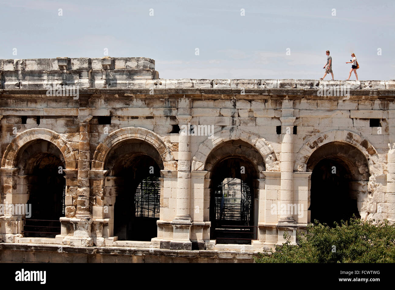 Arenes nimes hi-res stock photography and images - Alamy