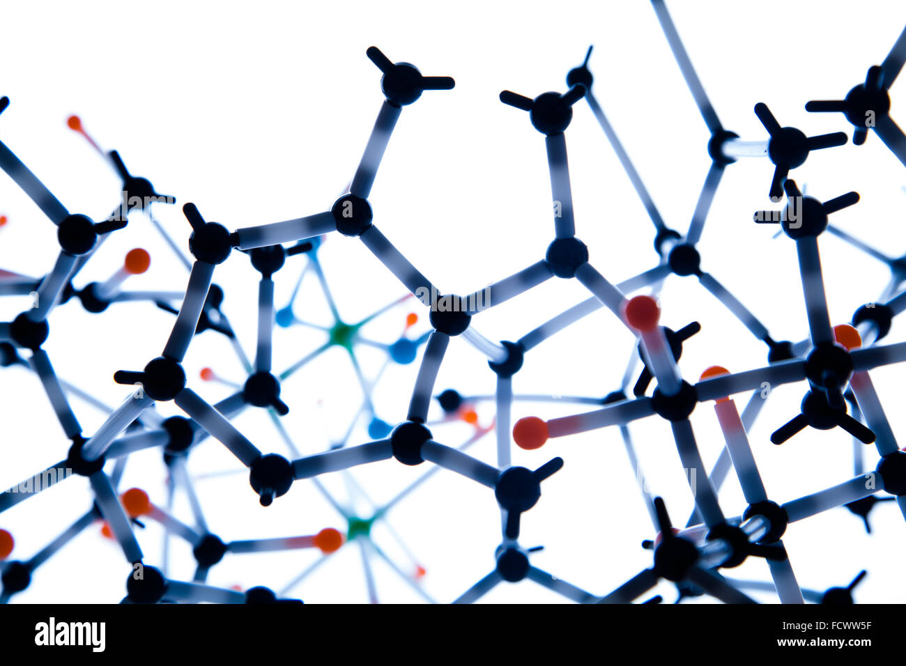 Abstract molecular structure Stock Photo - Alamy