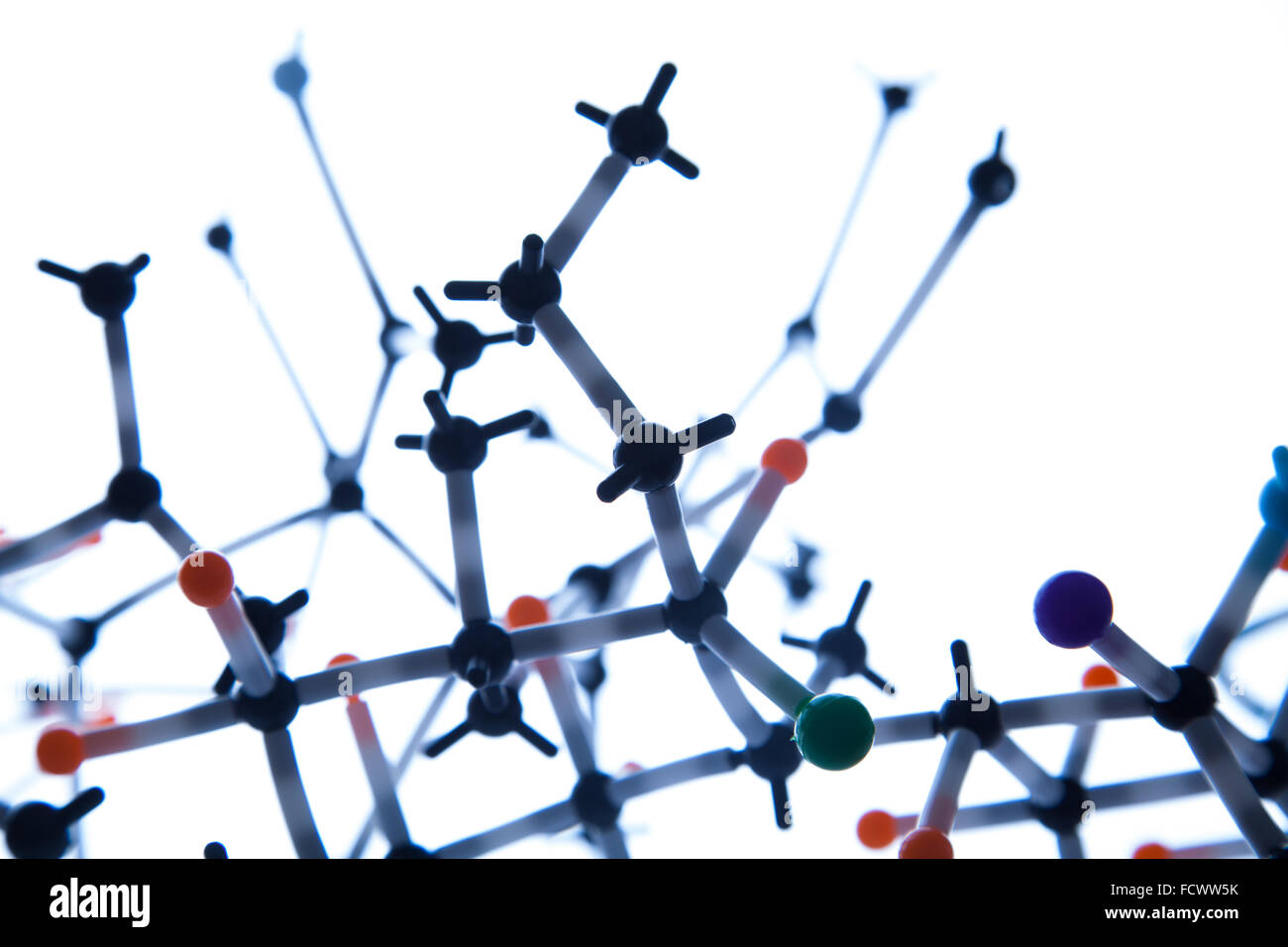 Abstract molecular structure Stock Photo - Alamy