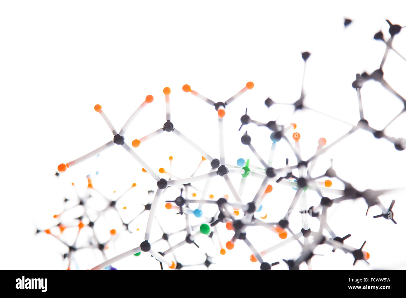 Abstract molecular structure Stock Photo - Alamy