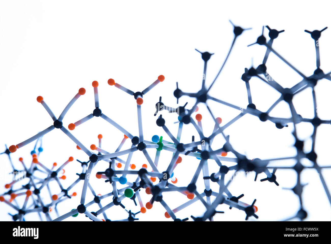 Abstract molecular structure Stock Photo - Alamy