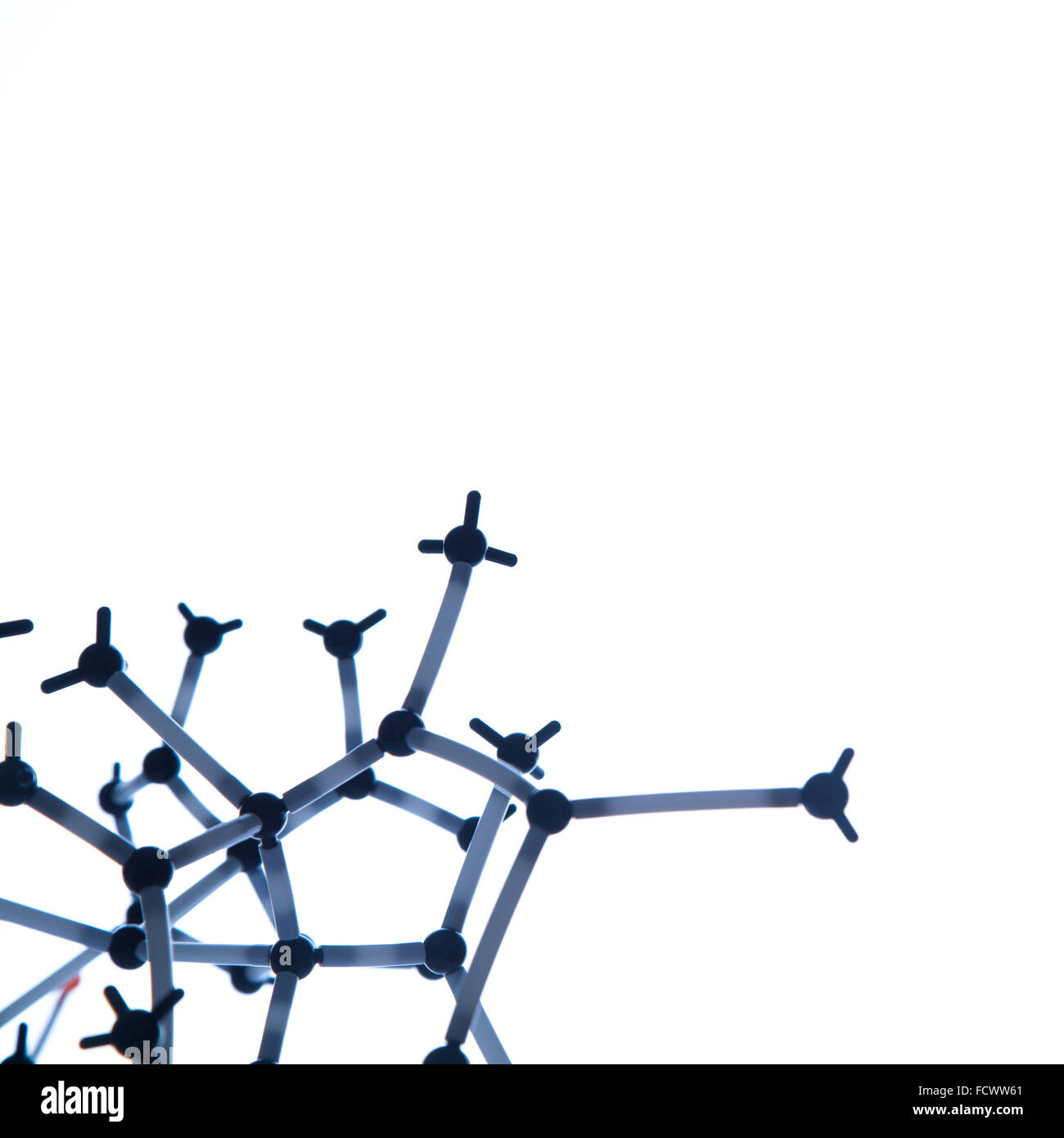 Abstract molecular structure Stock Photo - Alamy