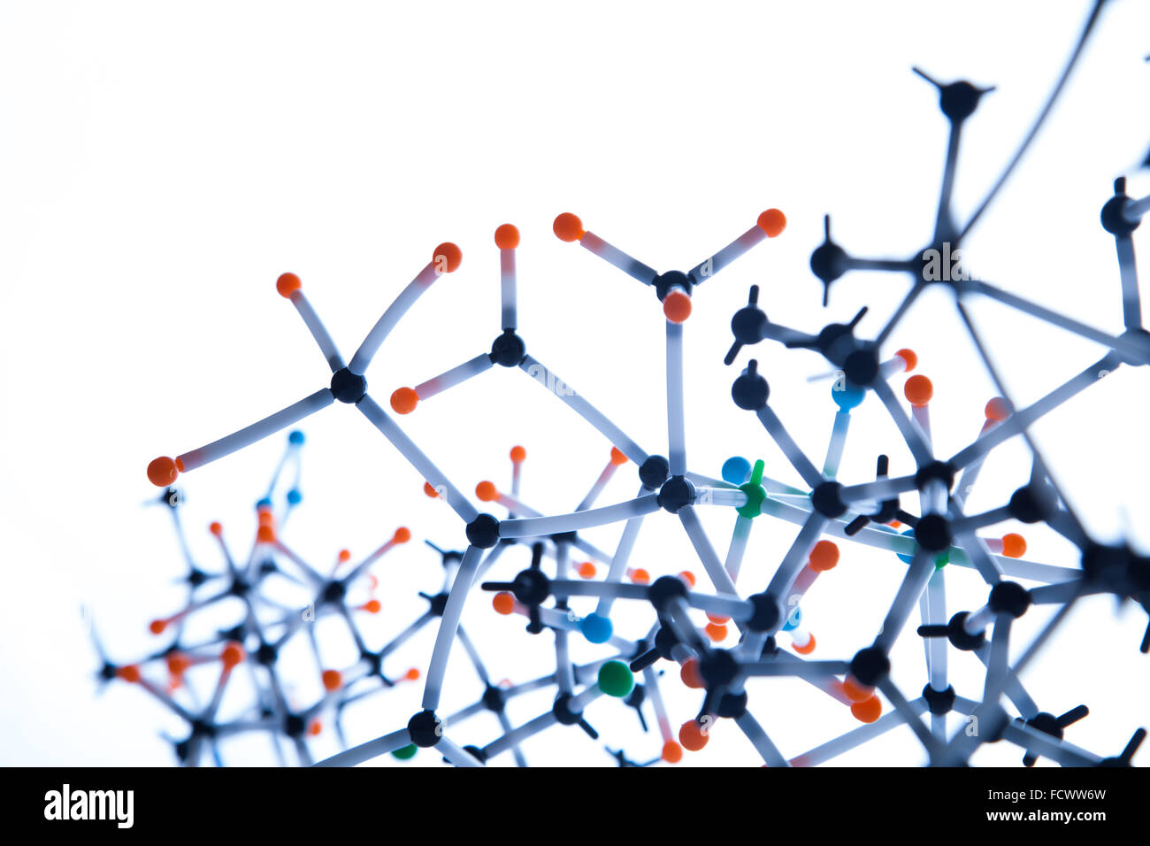 Abstract molecular structure Stock Photo - Alamy