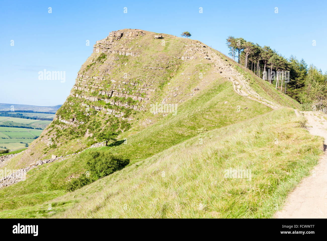 Back Tor, on the Great Ridge, Derbyshire, Peak District National Park ...