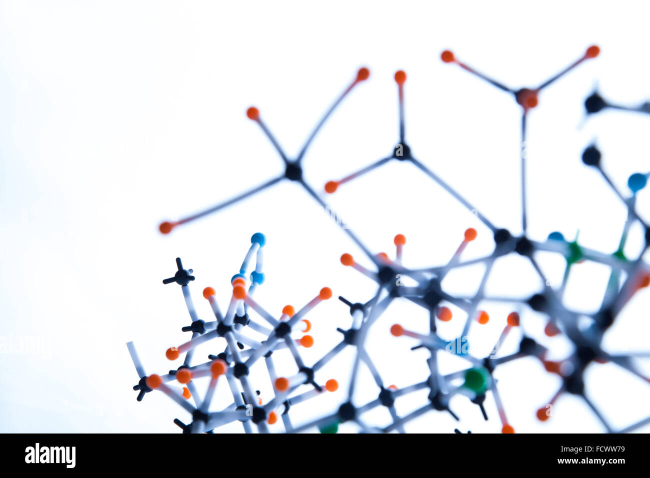 Abstract molecular structure Stock Photo - Alamy