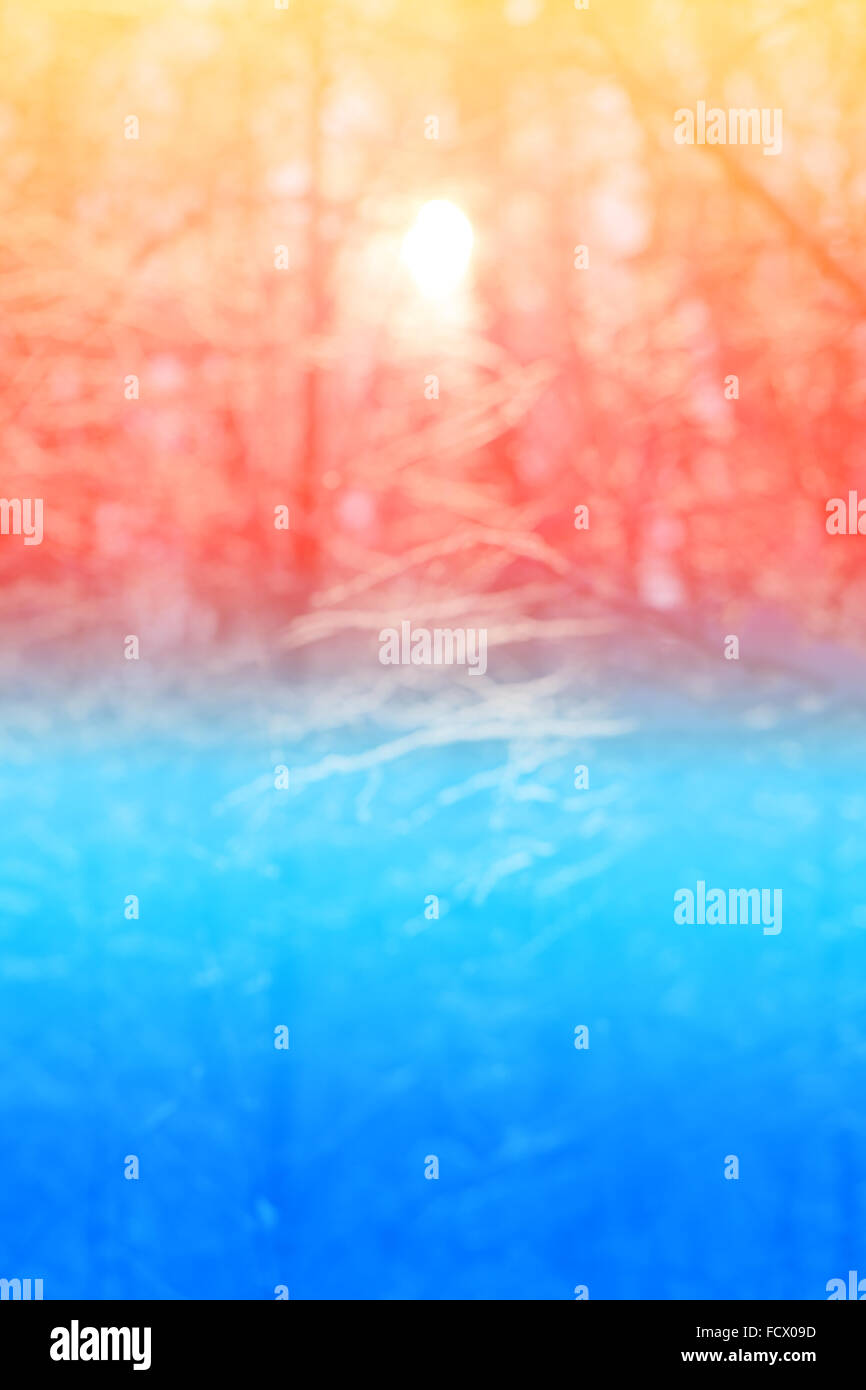 Bright orange yellow sunset glow hi-res stock photography and images ...