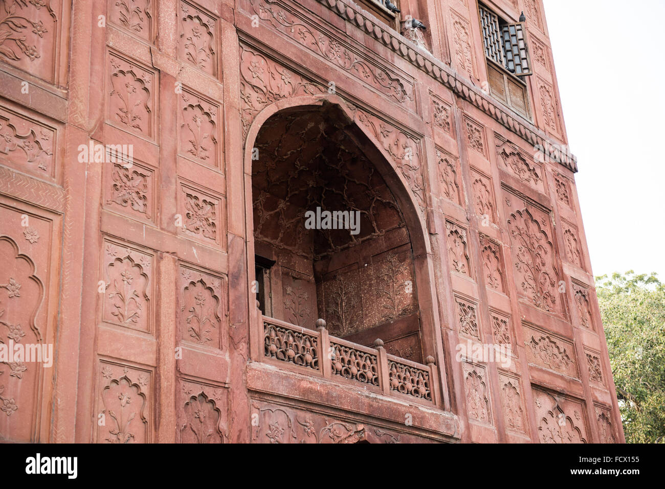 Part of Red Fort Stock Photo - Alamy