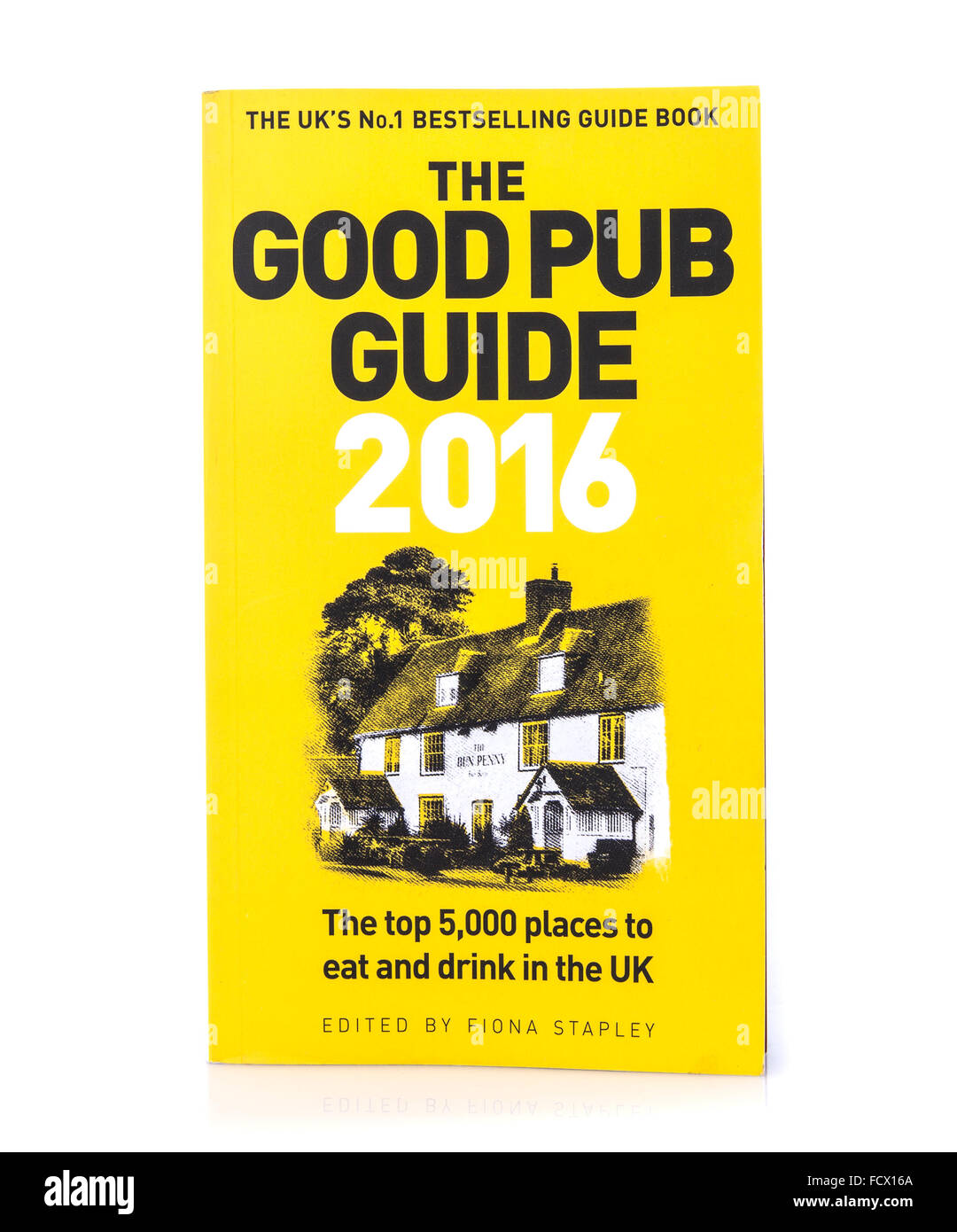 2016 The Good Pub Guide on a White Background Stock Photo - Alamy