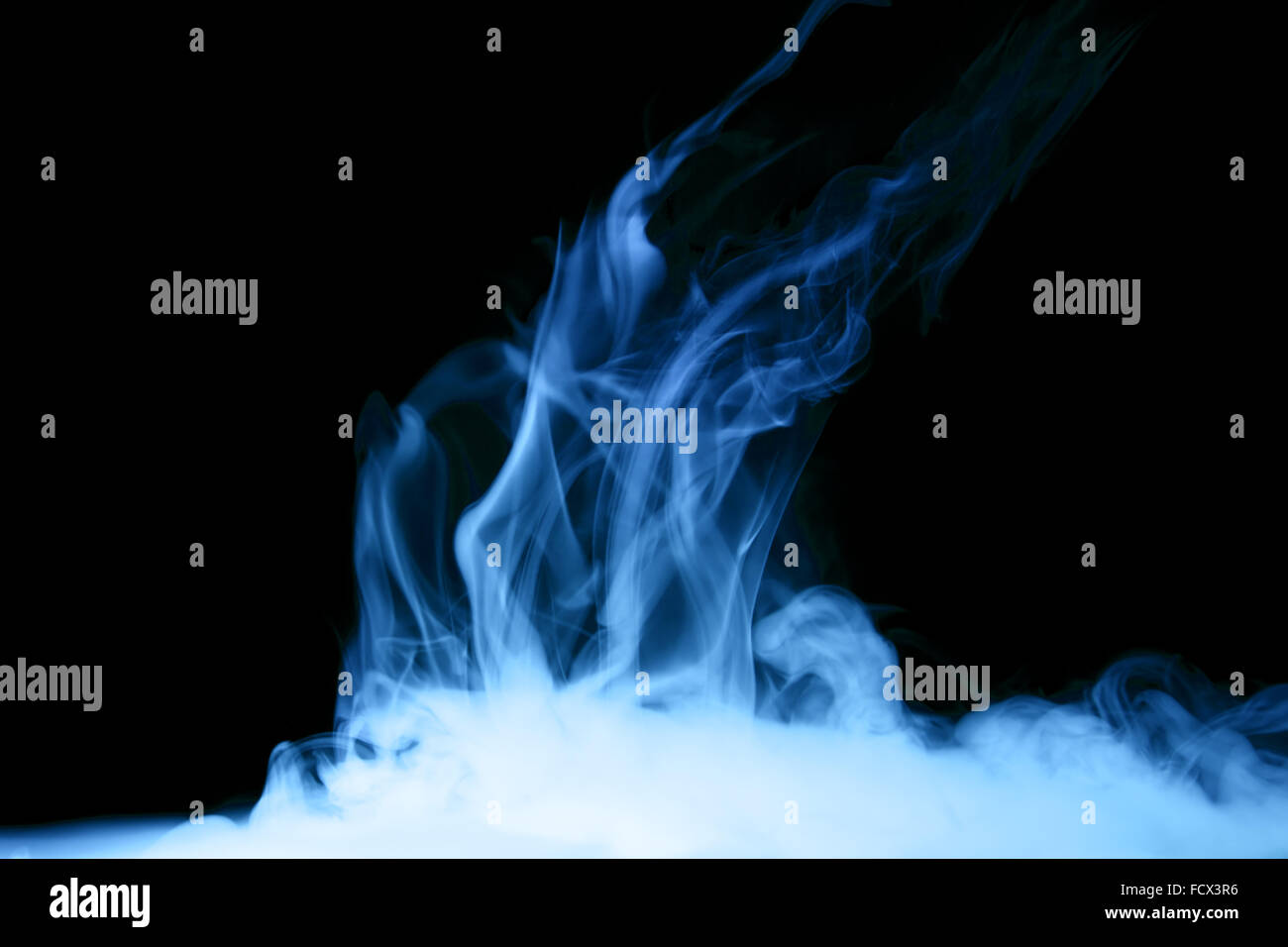 Blue steam background hi-res stock photography and images - Alamy