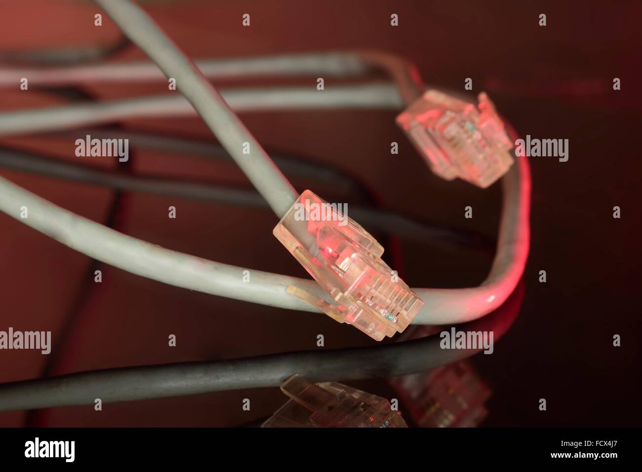 ethrenet cable (computer connection over ethernet Stock Photo - Alamy