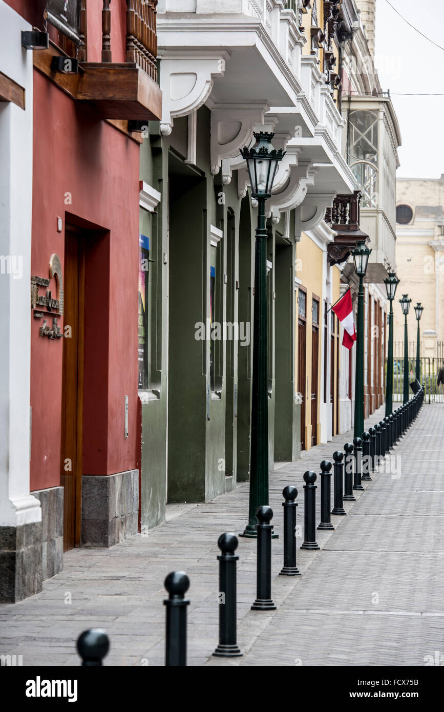 Buildings in the city of Lima in Peru Stock Photo - Alamy