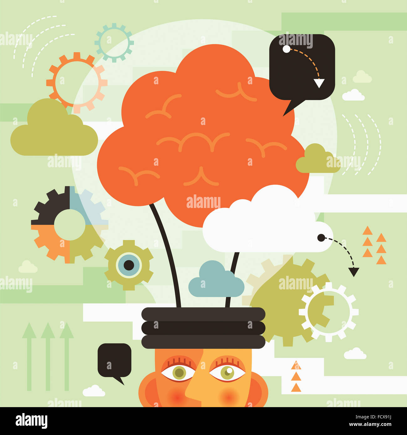 Ideas and problem solution in business Stock Photo - Alamy