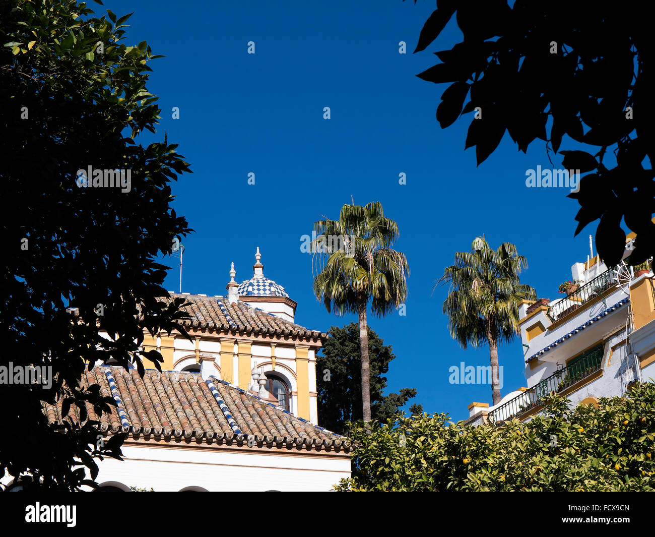 Buildings in Seville which is the artistic, cultural, and financial ...