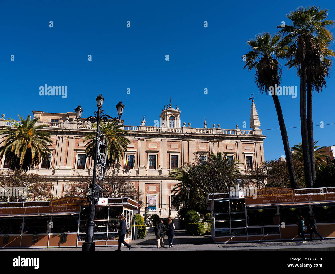 Buildings in Seville which is the artistic, cultural, and financial ...