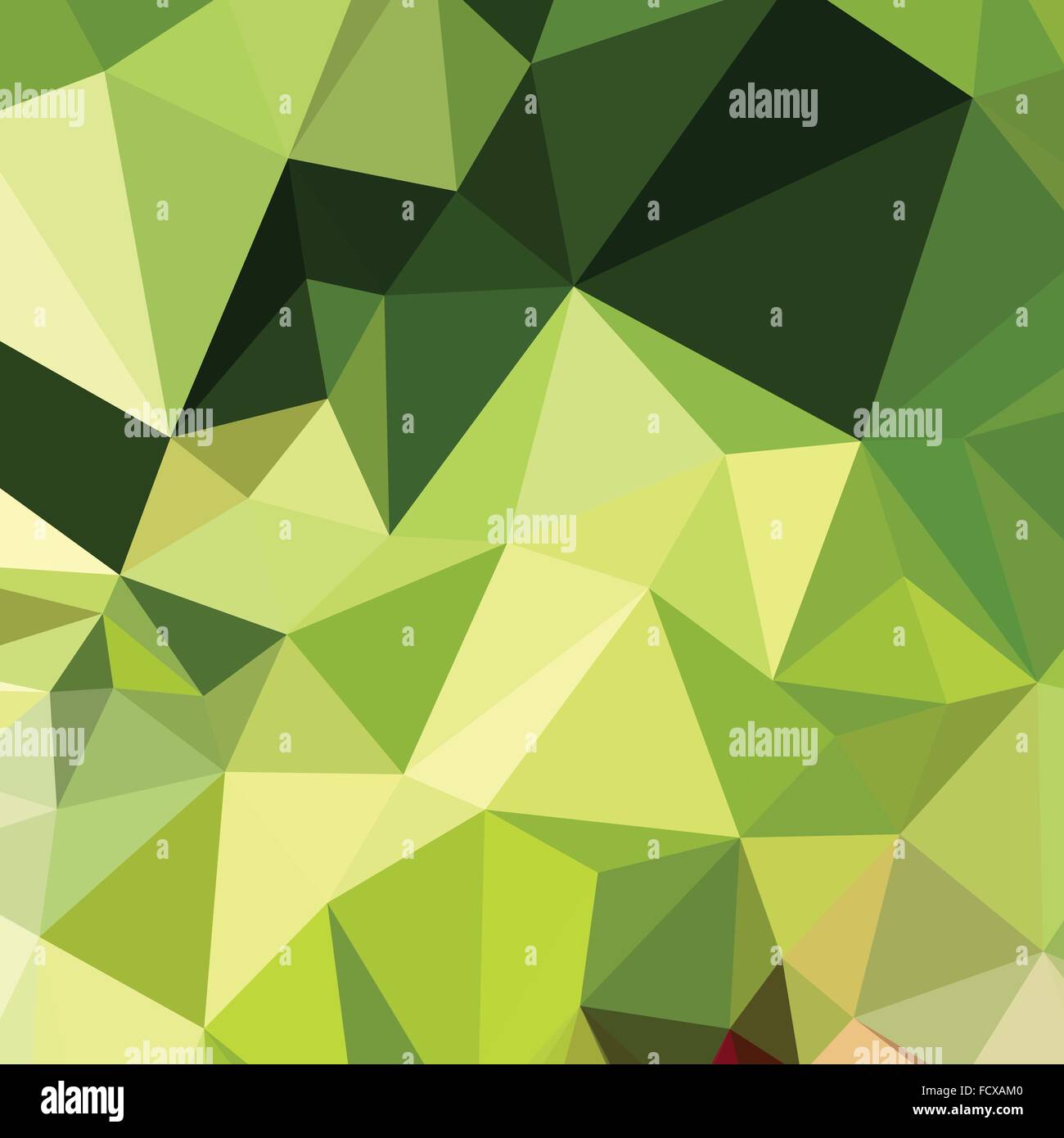 Low polygon style illustration of electric lime green abstract ...
