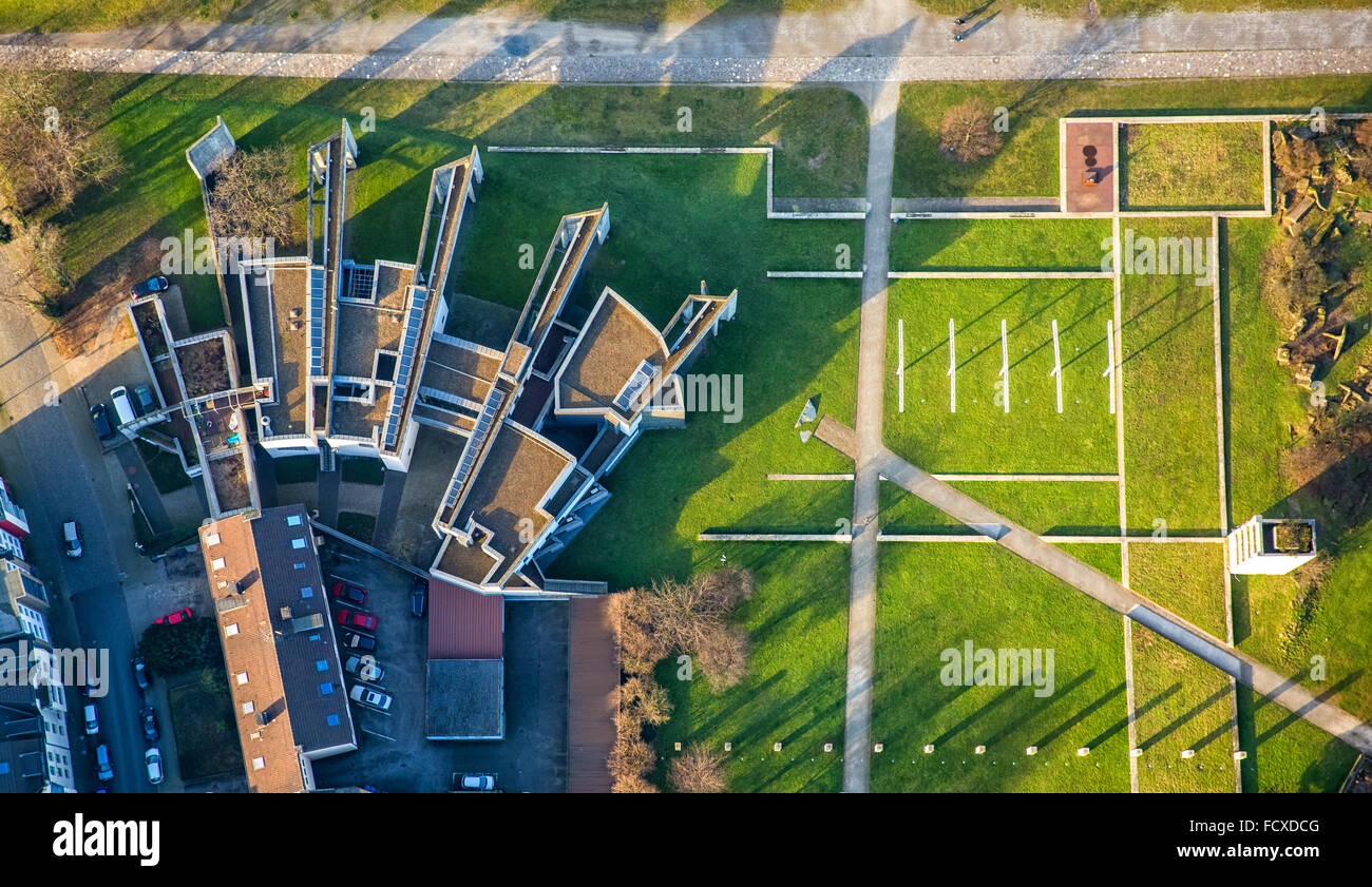 Aerial view, synagogue Duisburg of the Jewish Community of Duisburg in ... Aerial view, synagogue Duisburg of the Jewish Community of Duisburg in ...