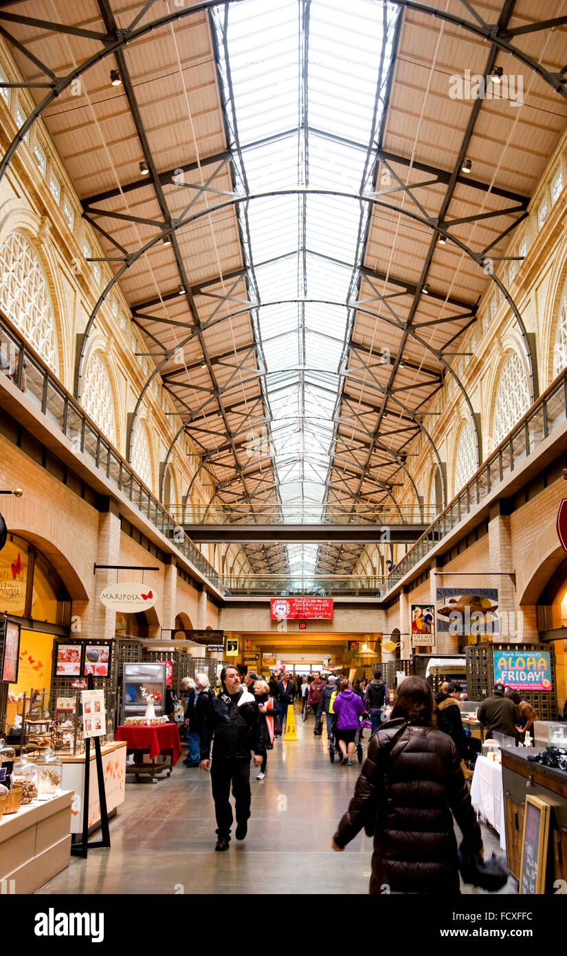 Inside the Ferry Building in San Francisco, CA Stock Photo - Alamy