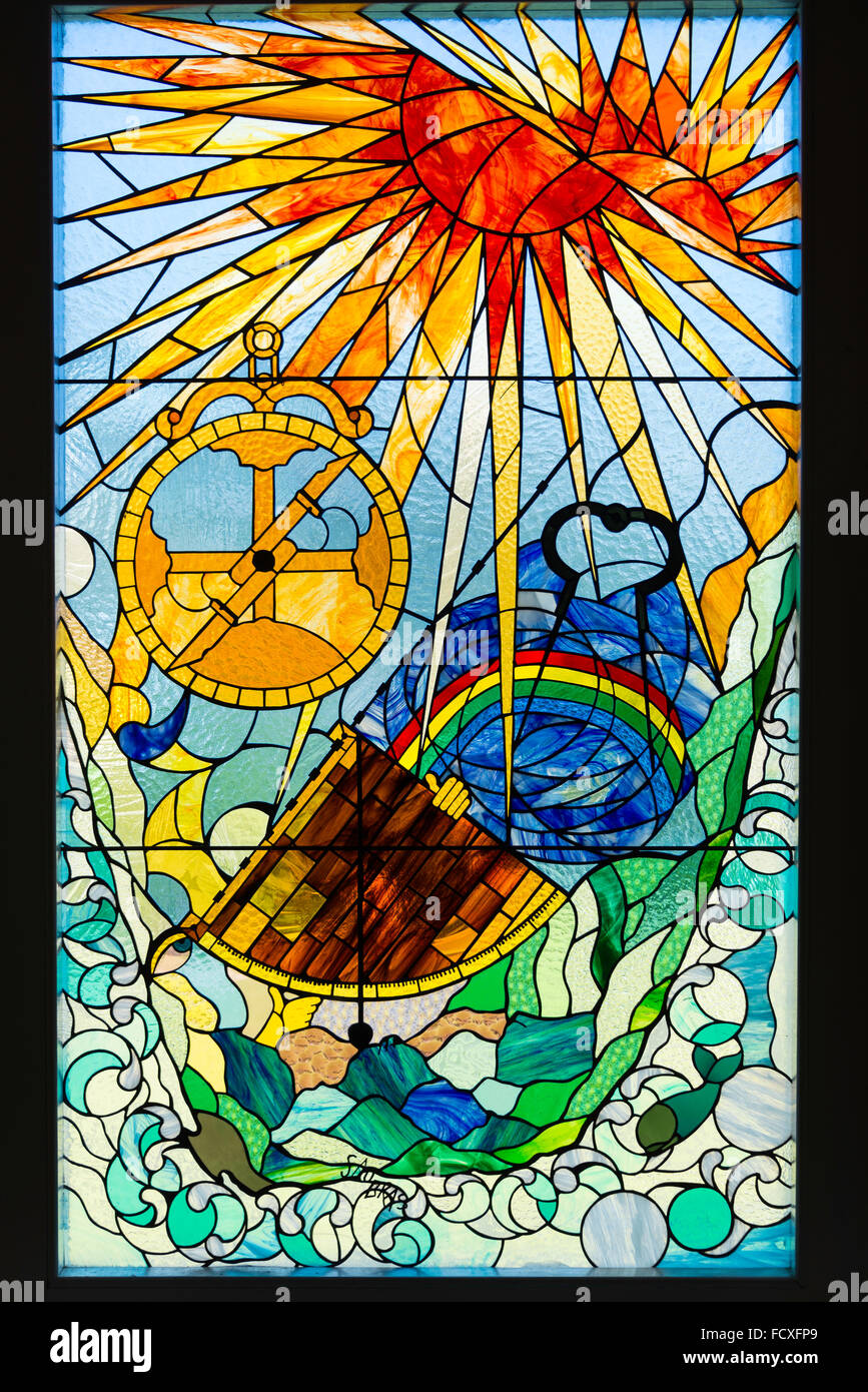 Stained glass bay window High Resolution Stock Photography and Images ...