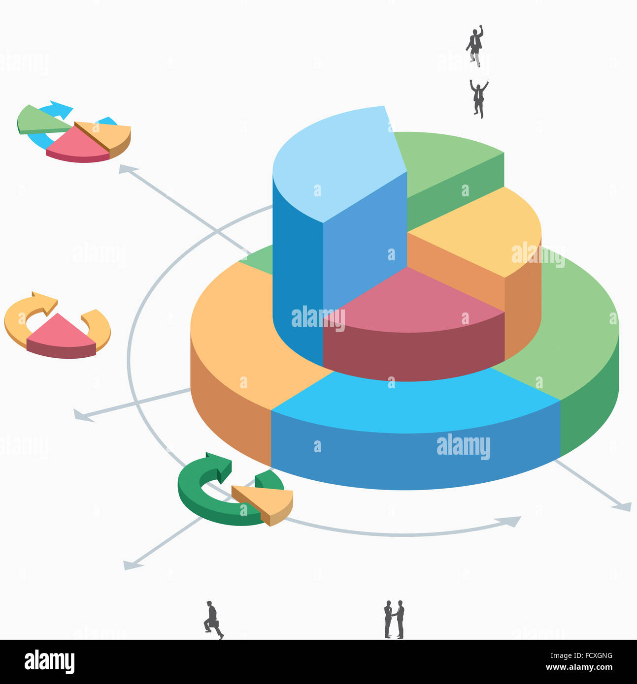 Infographic business datum graphs hi-res stock photography and images ...
