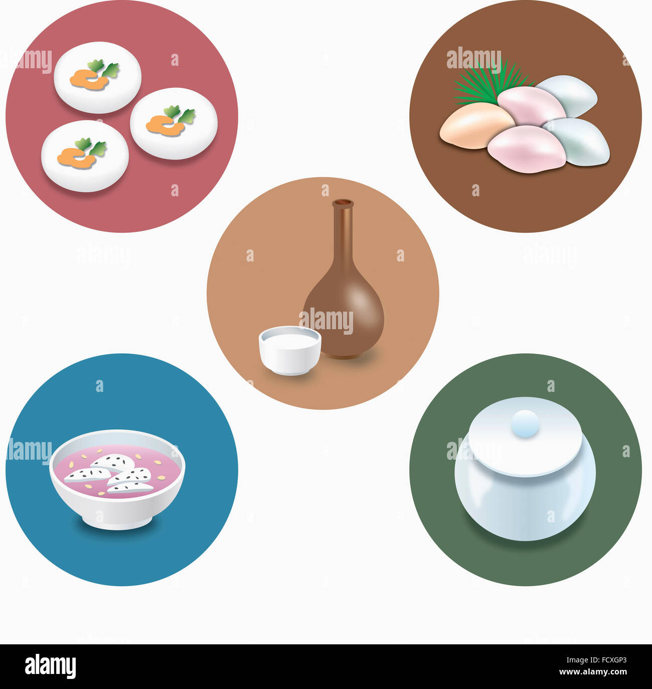 Songpyeon icon hi-res stock photography and images - Alamy