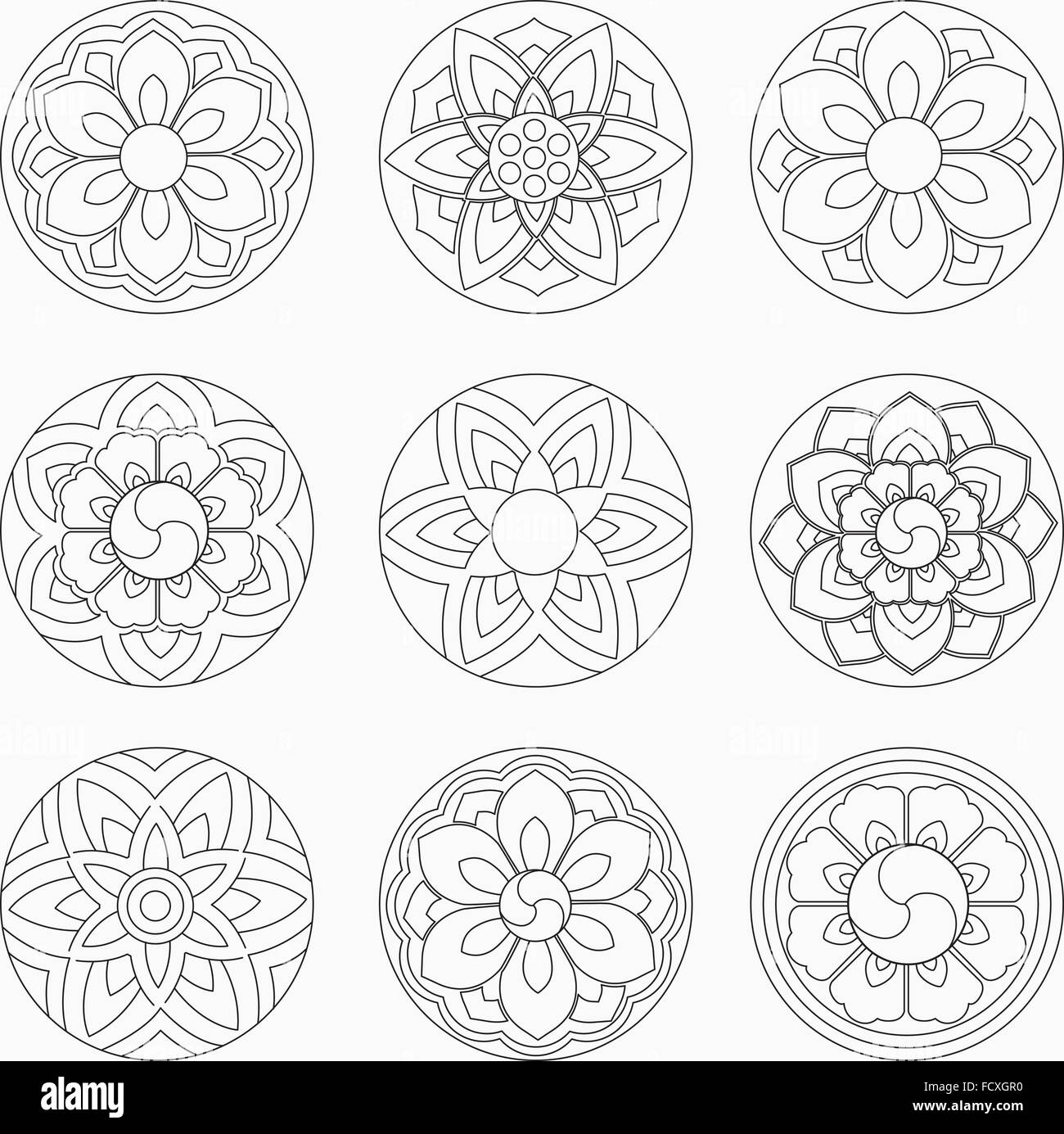 Taegeuk pattern hi-res stock photography and images - Alamy