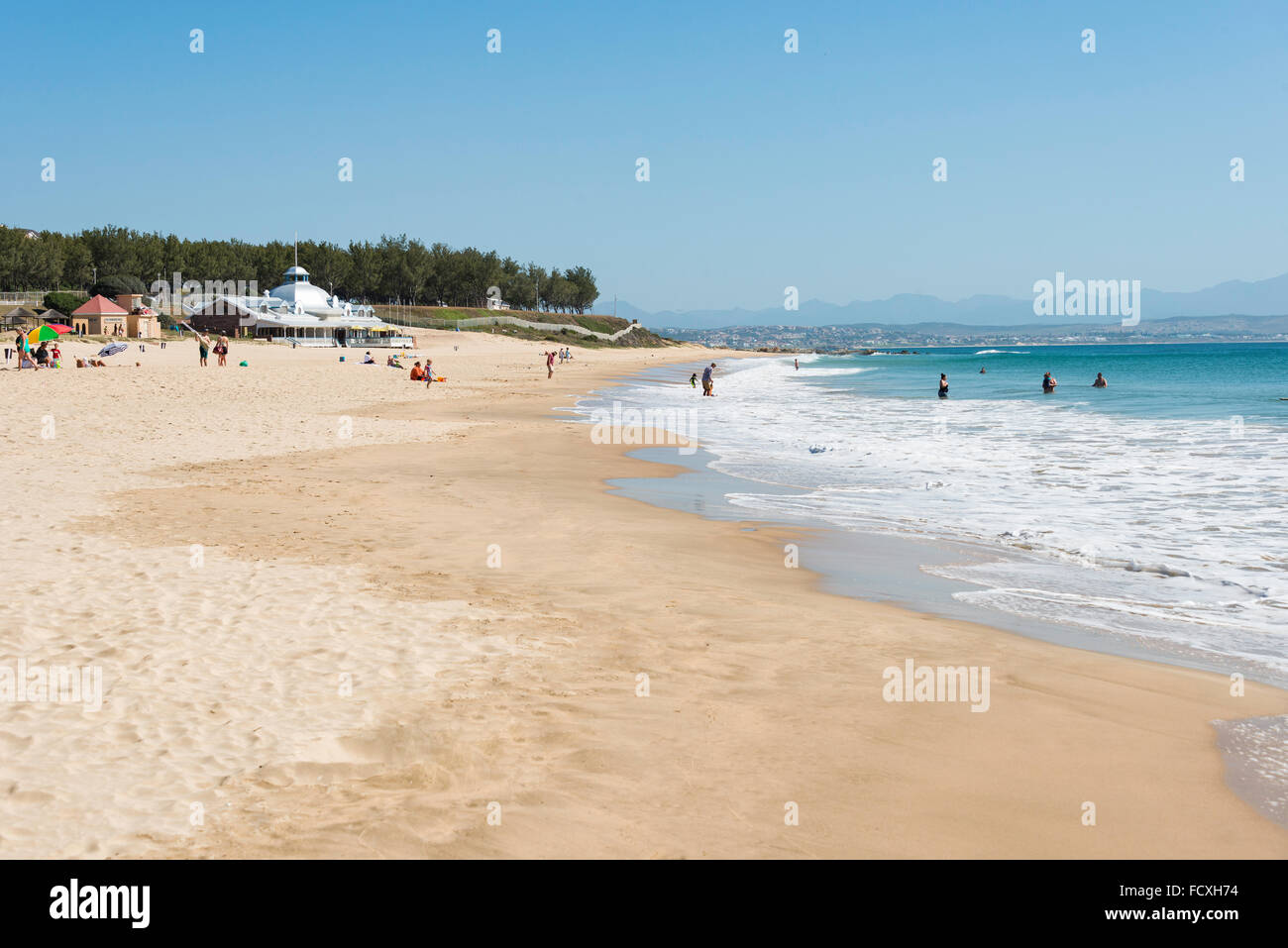 Santos Beach showing Pavilion, Mossel Bay, Eden District Municipality ...