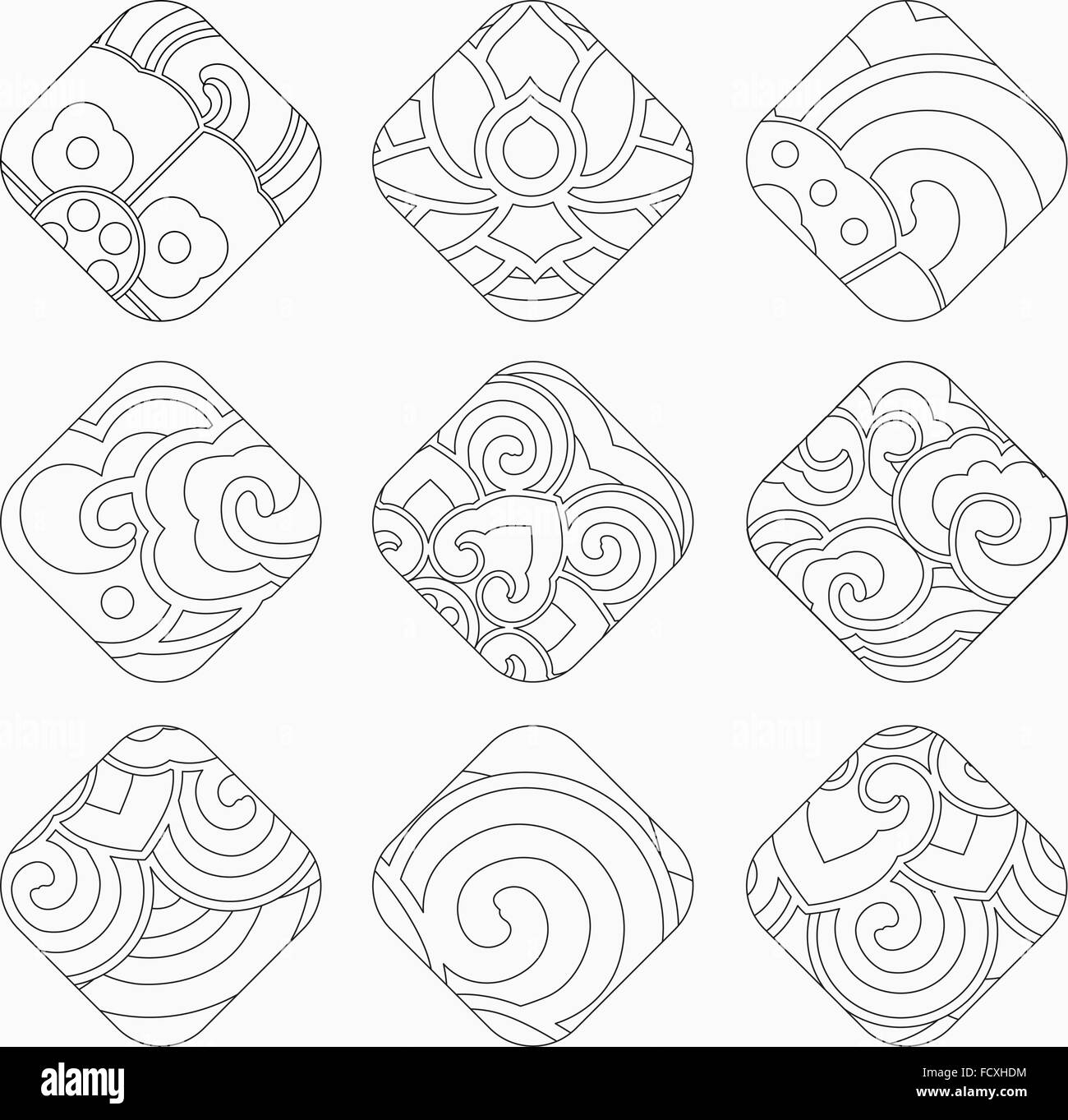 Traditional Diamond Outline