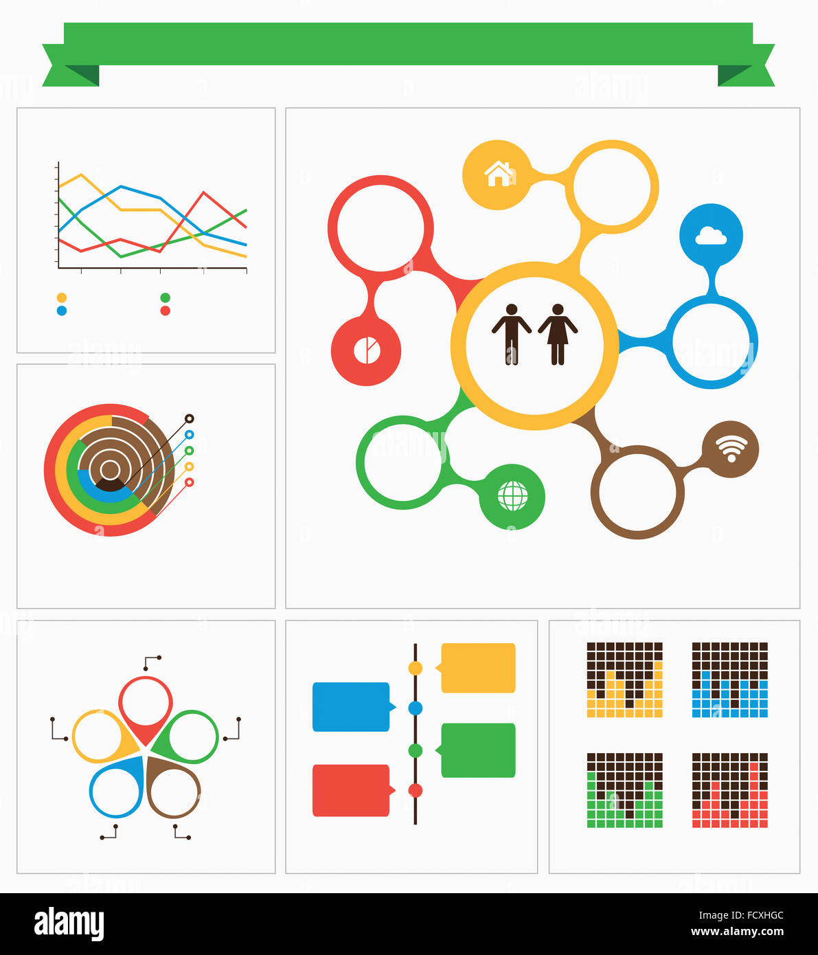 Infographic diagrams and graphs Stock Photo - Alamy