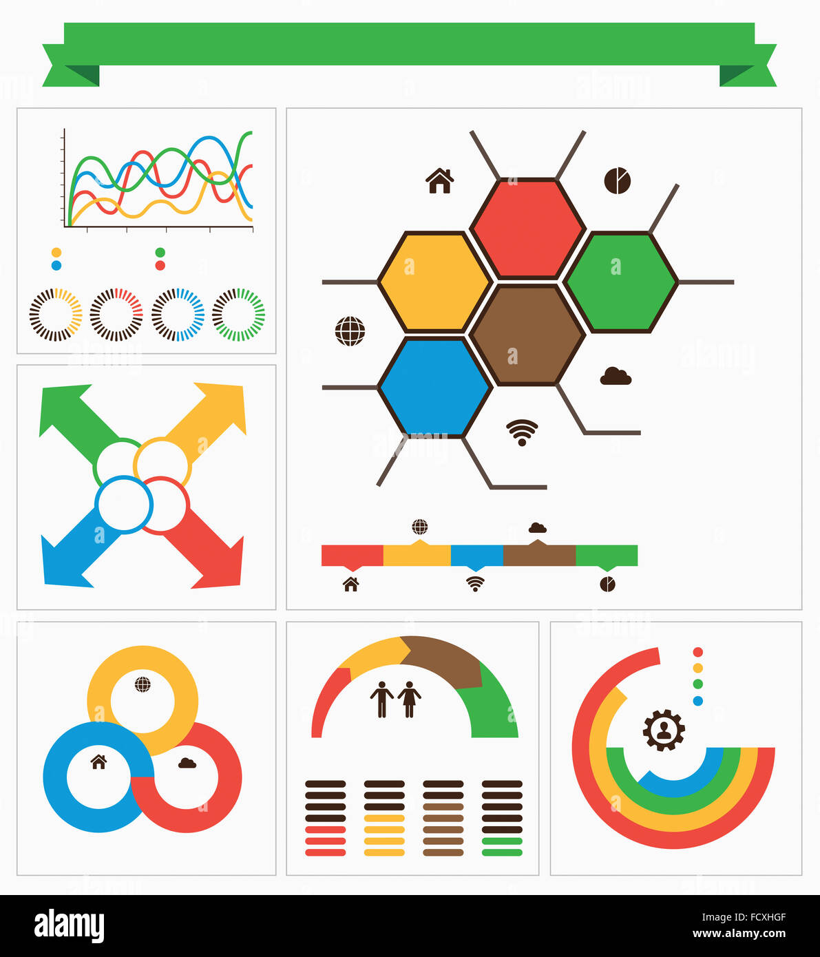 Infographic diagrams and graphs Stock Photo - Alamy