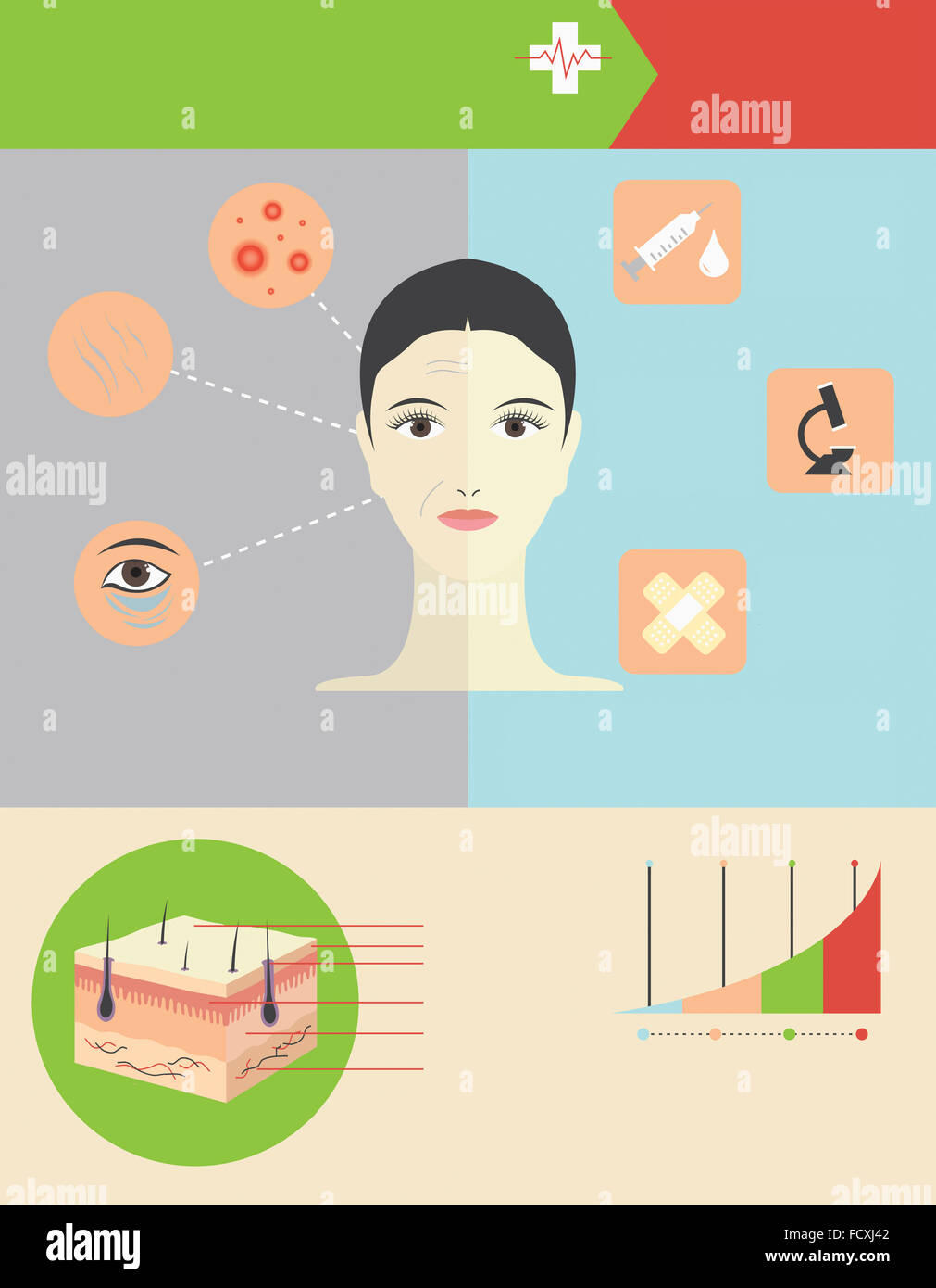 Skin graph hi-res stock photography and images - Alamy