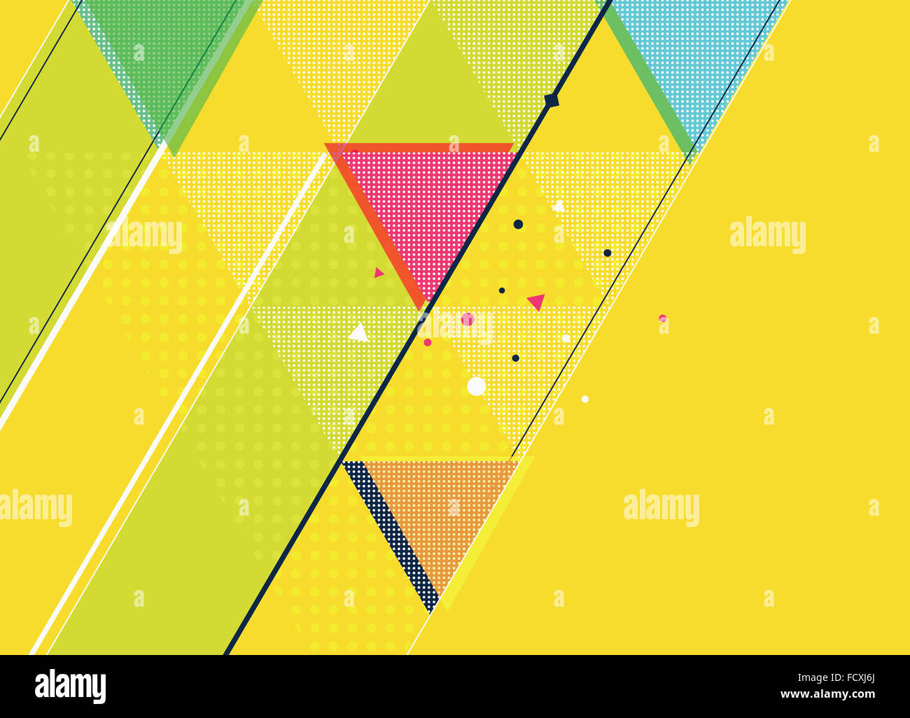 Abstract creative patterns with triangles Stock Photo - Alamy