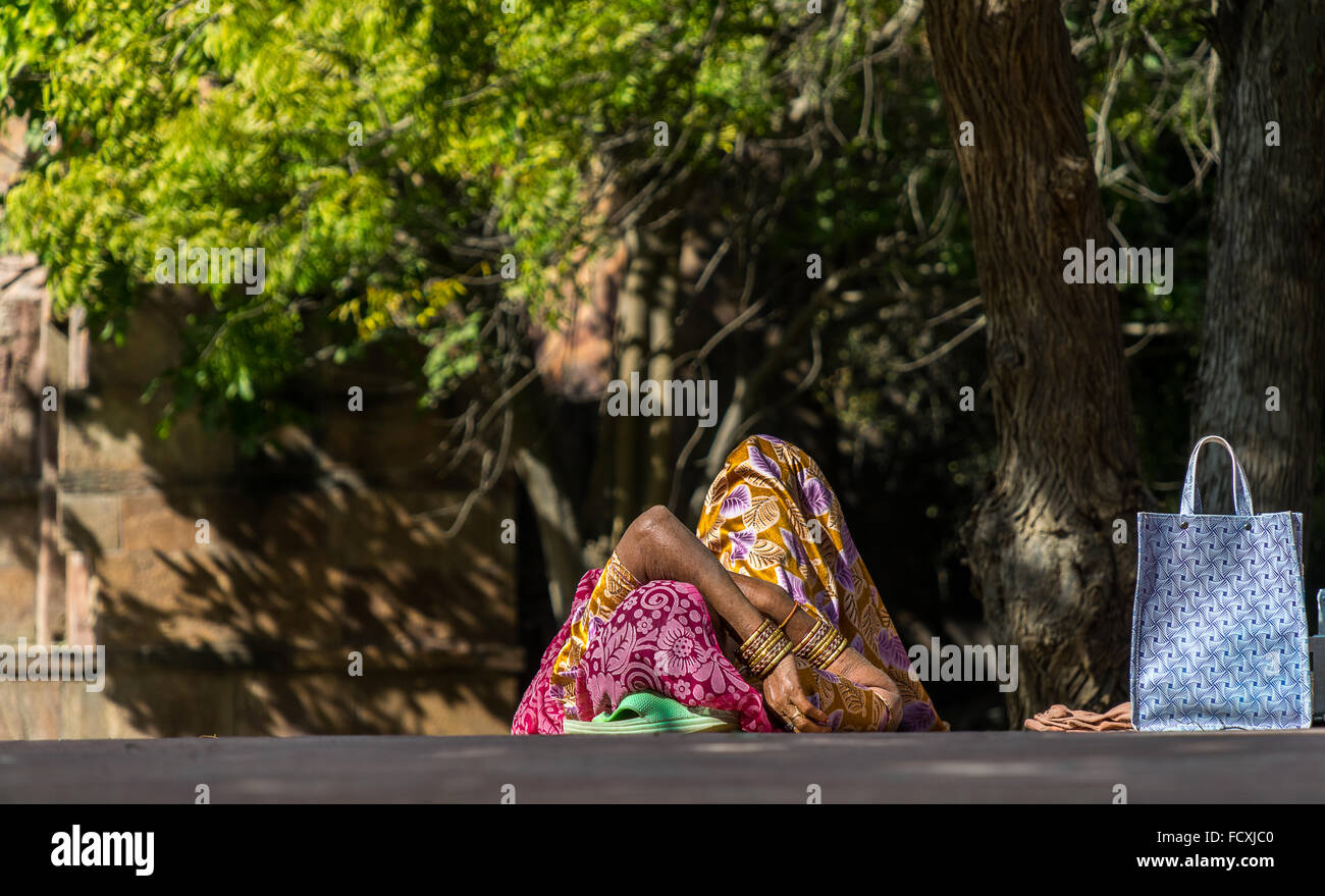 Nap in the Park Stock Photo - Alamy