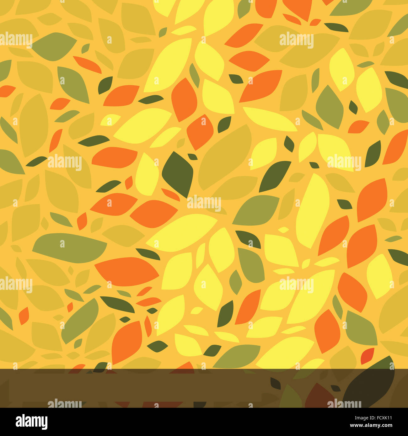 Wrapper background with patterns of abstract creative leaves Stock ...