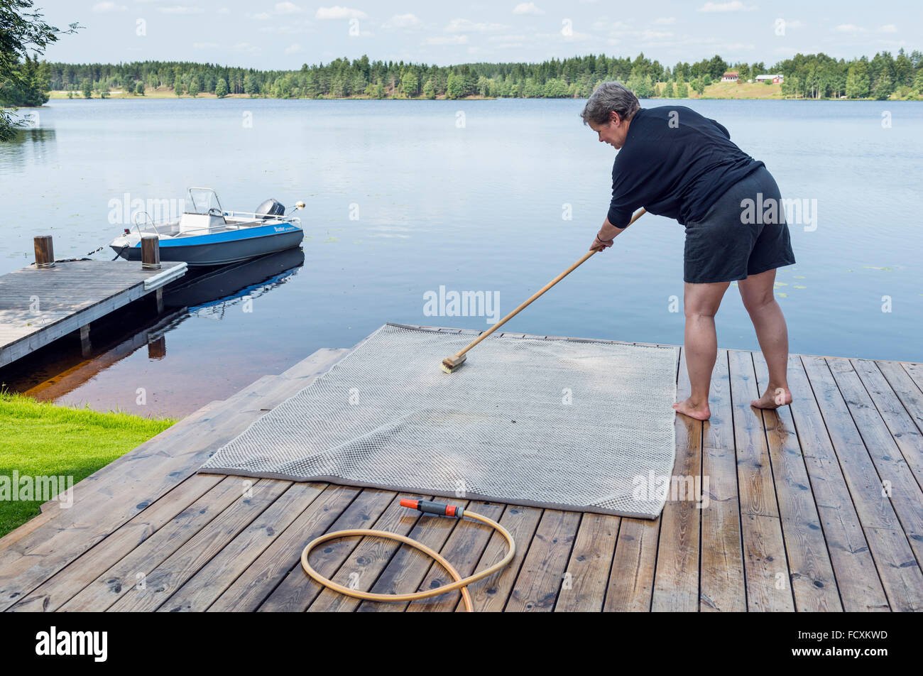 Cleaning terrace hi-res stock photography and images - Alamy