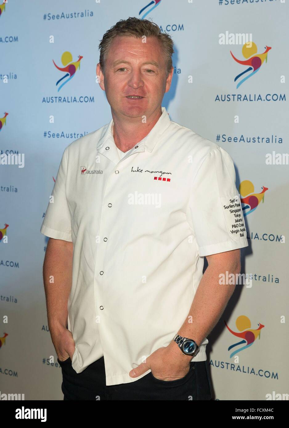 New York, NY, USA. 25th Jan, 2016. Luke Mangan in attendance for Chris ...