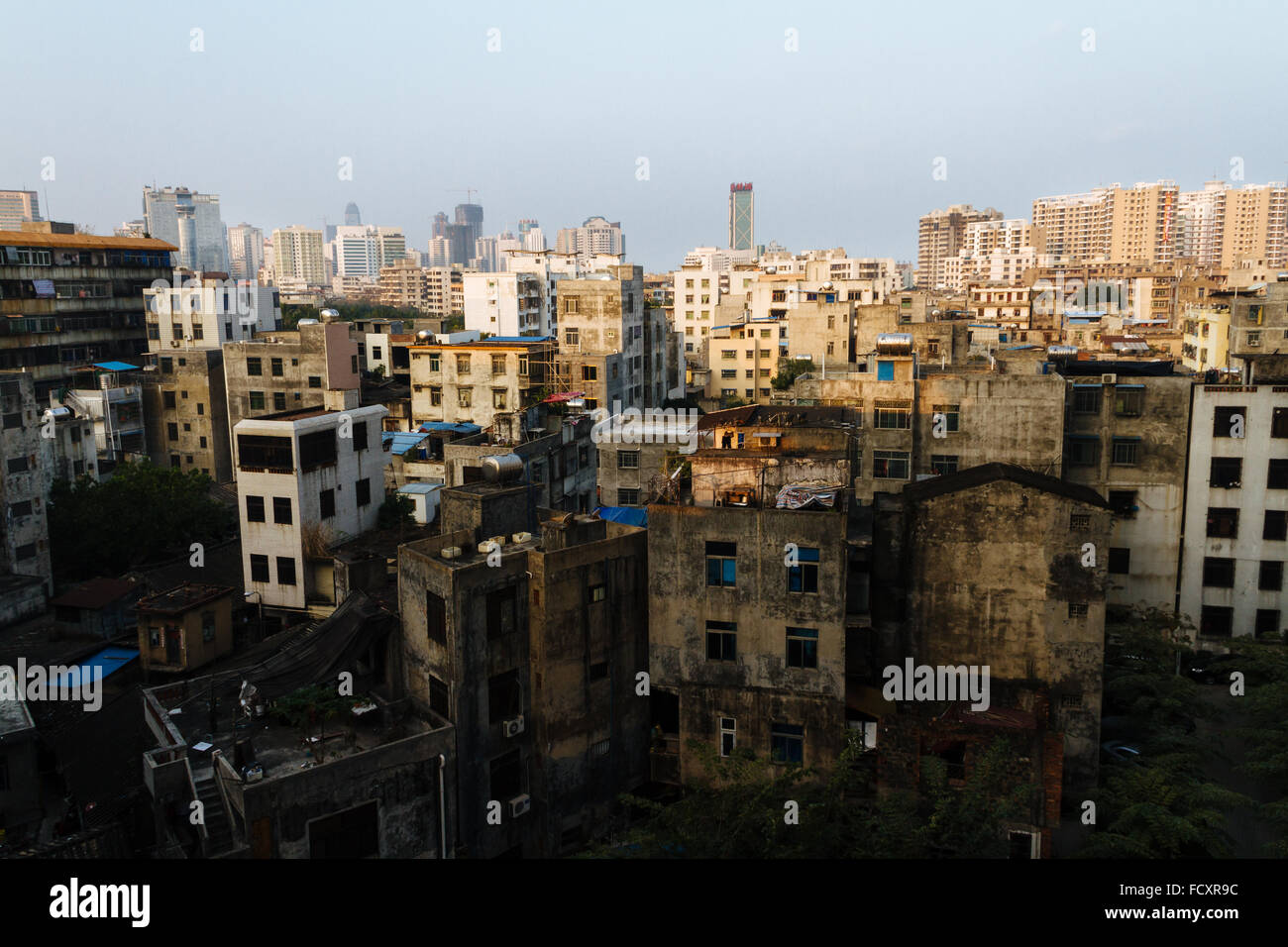 Haikou, Hainan Island, China - the normal cityscape of Haikou city in ...