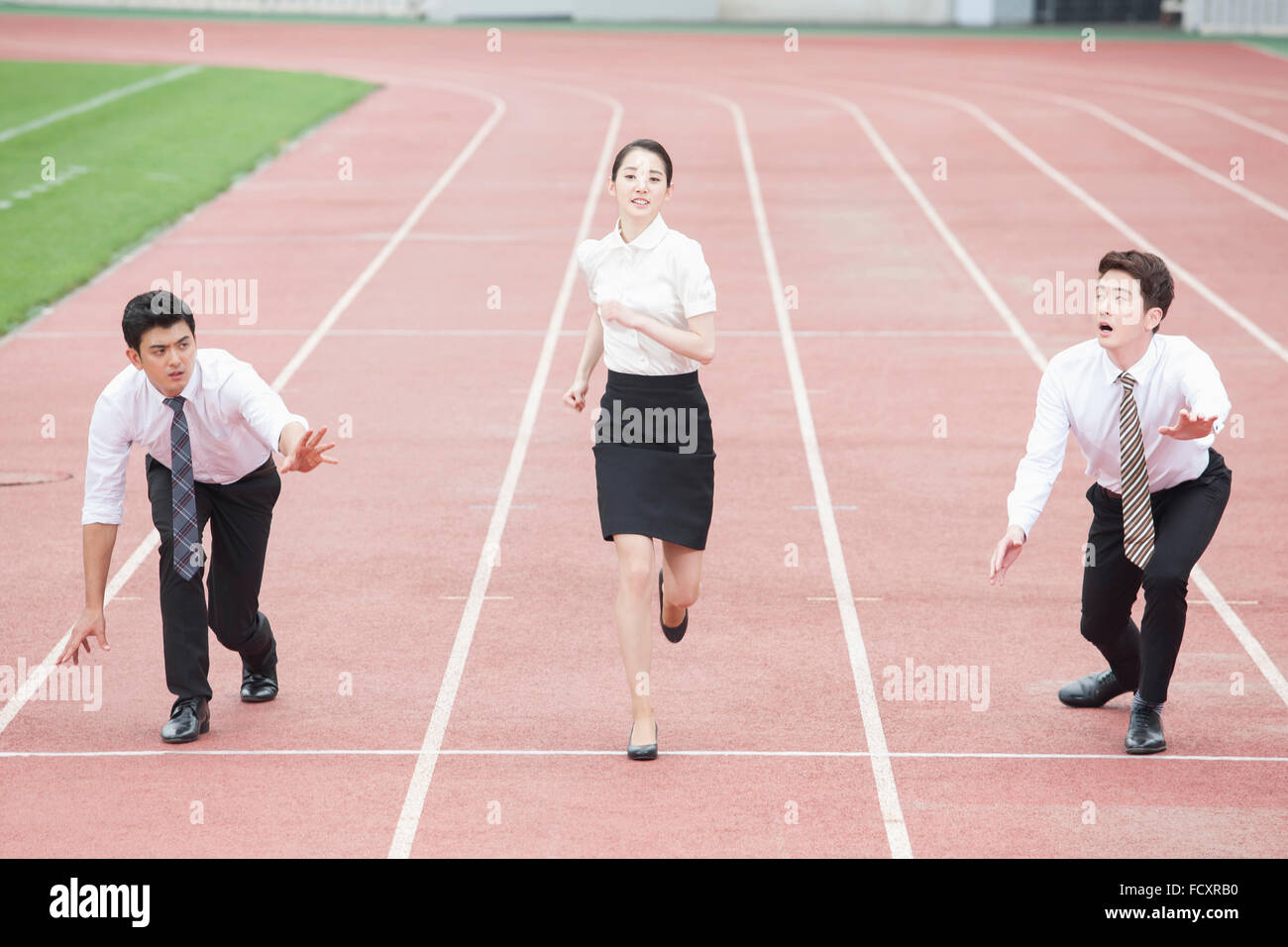 Korean businesswoman racing hi-res stock photography and images - Alamy