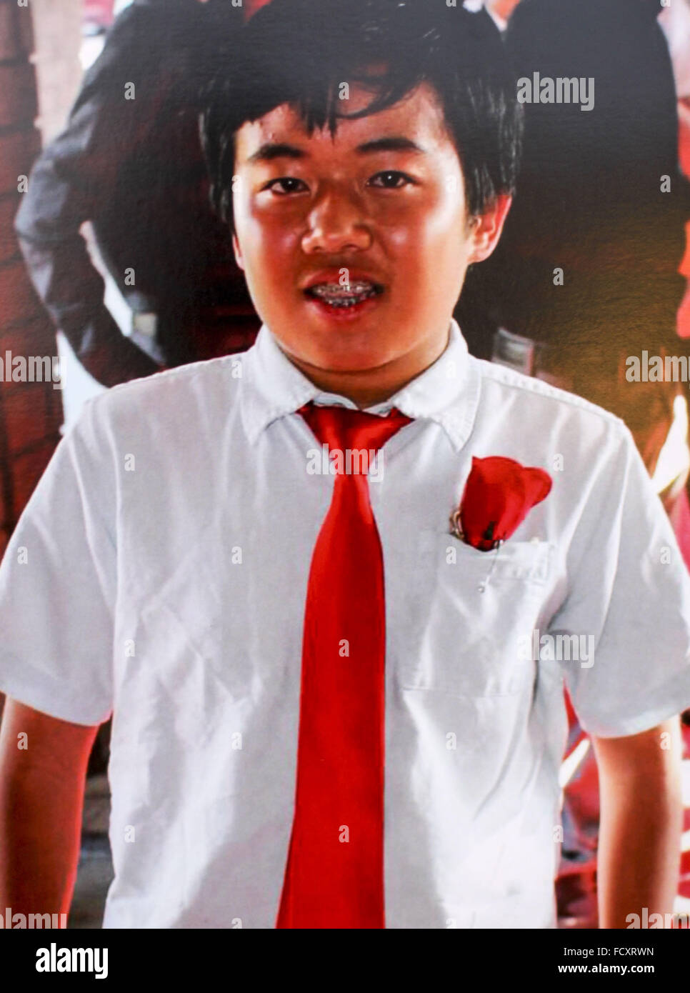 Los Angeles, California, USA. 25th Jan, 2016. A picture of Anthony Lin ...