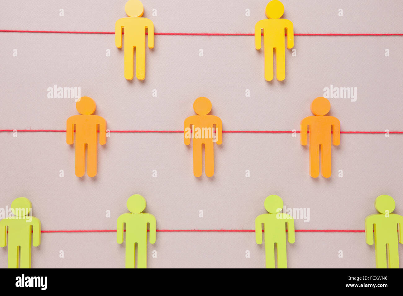 Human shapes on lines Stock Photo - Alamy