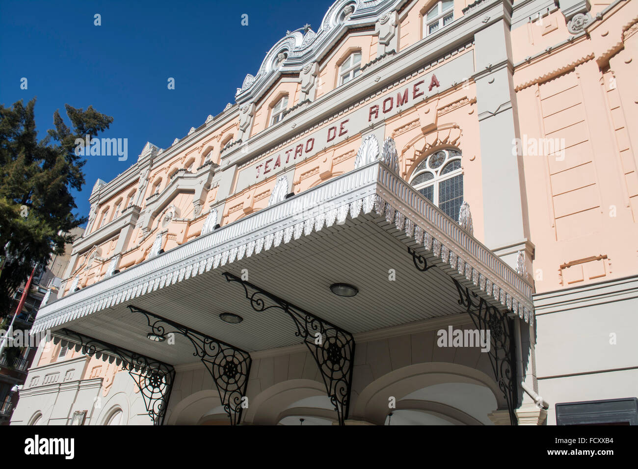 Front Facade of Teatro Romea [Murcia Theatre] in Murcia Stock Photo - Alamy