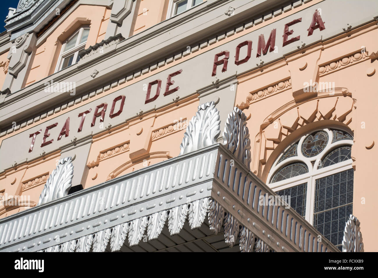 Front Facade of Teatro Romea [Murcia Theatre] in Murcia Stock Photo - Alamy