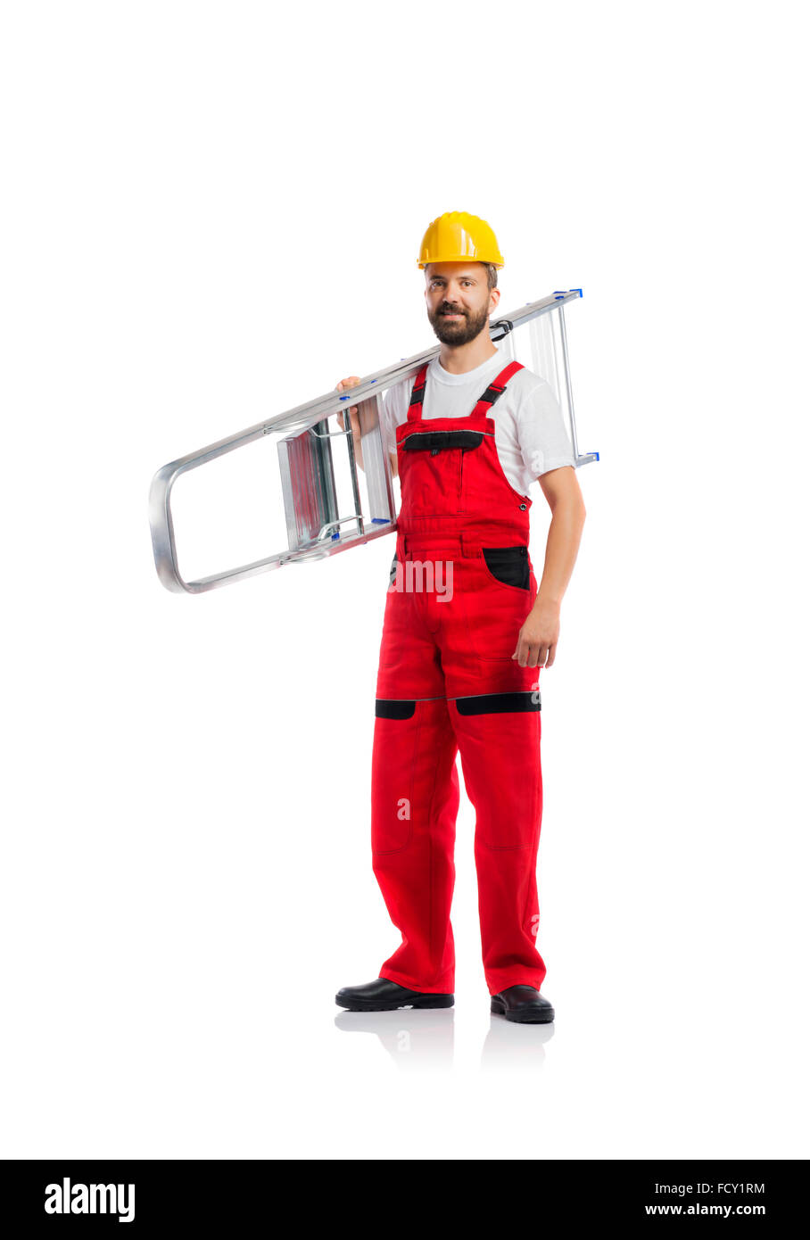 Young handsome worker Stock Photo - Alamy