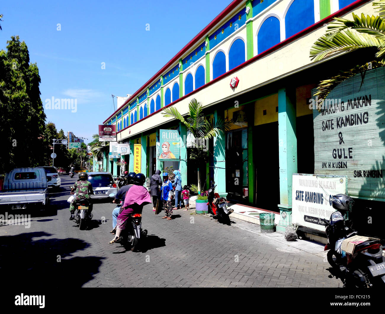 Indonesia Central Java Jepara Streets around the central market Adrian ...