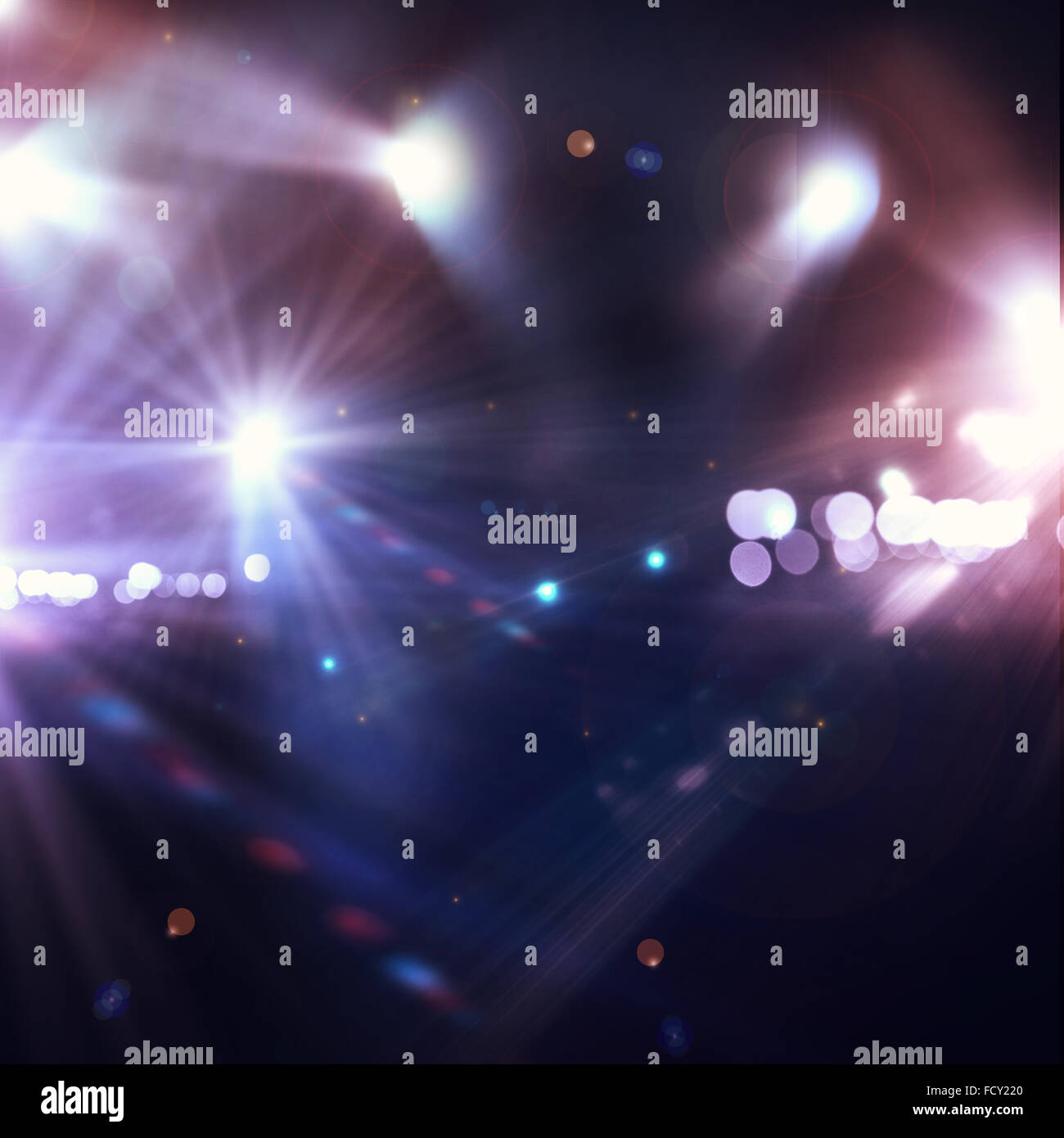 Background image of stage in color lights Stock Photo - Alamy